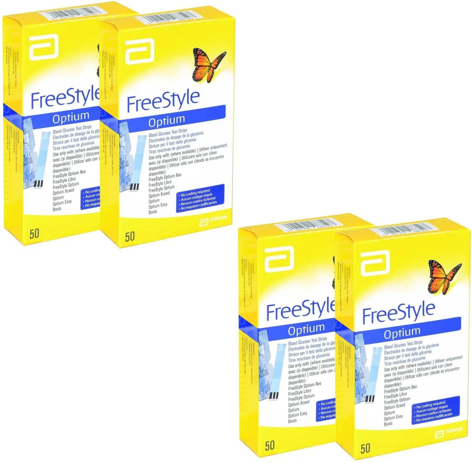Freestyle Optium Neo Test Strips | 200 pack - Healkit UAE