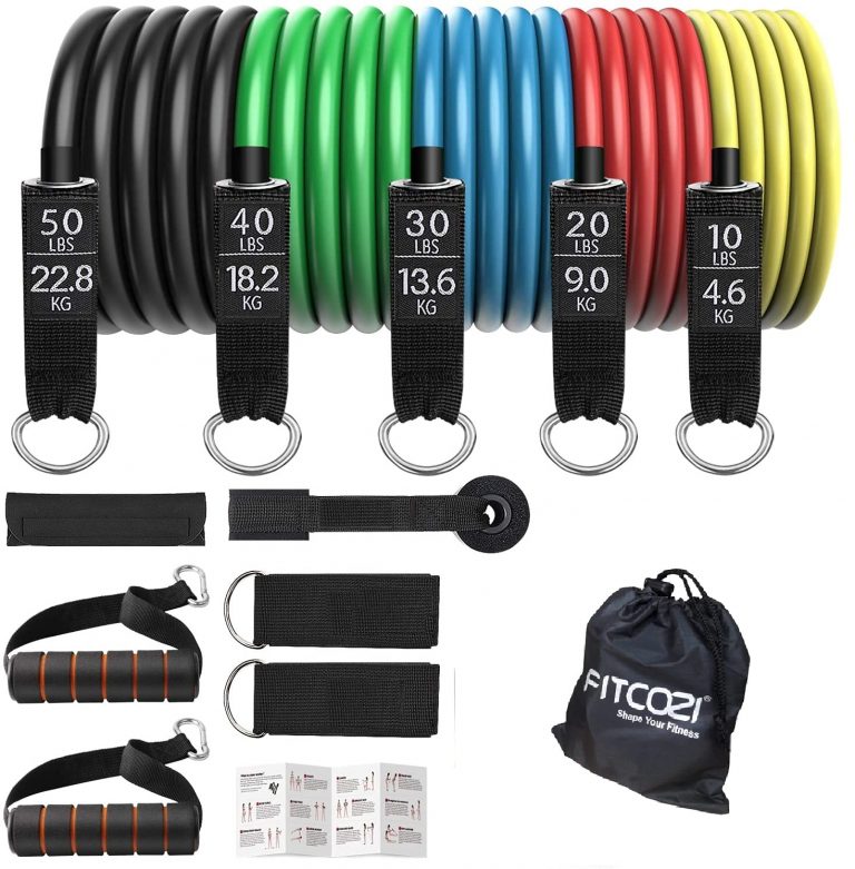11 piece resistance band Set exercises| HealKit